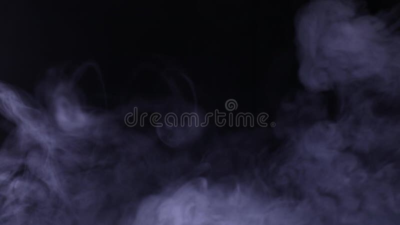 White Smoke Fills Frame on Black Background Stock Footage - Video of ...
