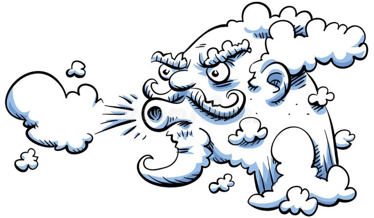 Cartoon Wind Blowing Stock Illustrations – 4,312 Cartoon Wind Blowing ...