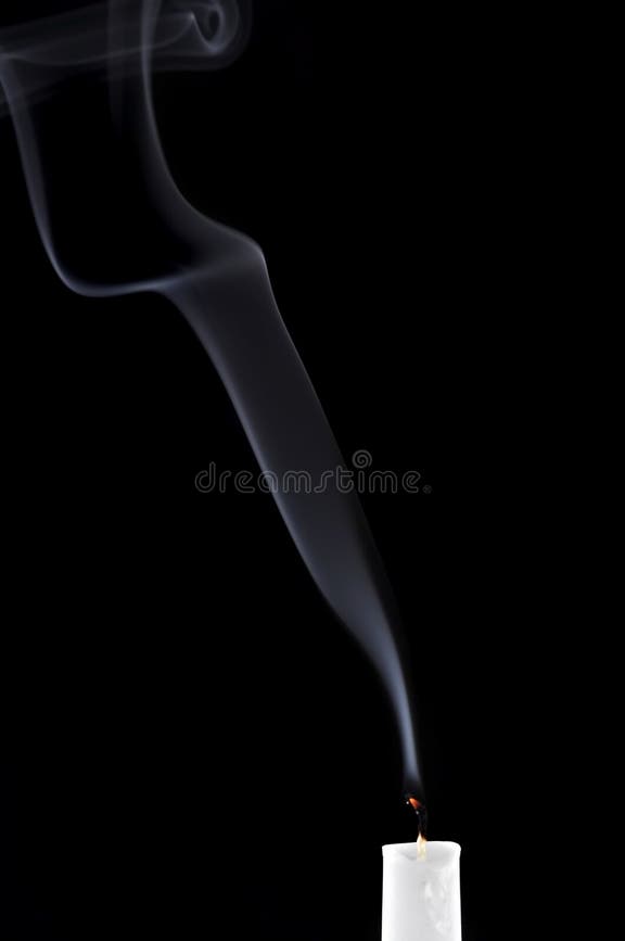 Blown out candle stock photo. Image of detail, smoke - 17397034
