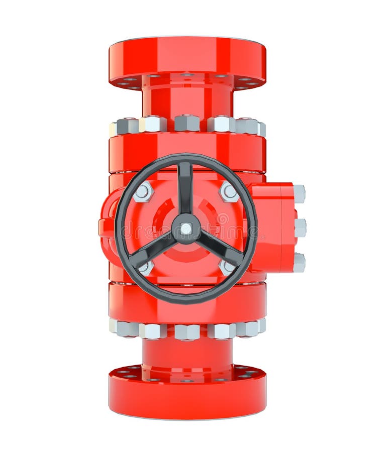 Blowout Preventer, Isolated Stock Illustration - Illustration of ...