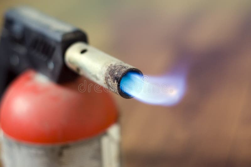 Blowtorch flame stock photo. Image of burn, welder, depth - 3998418
