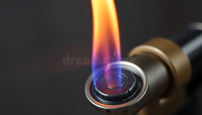 Blowtorch Flame for Metal Work Generative AI Stock Illustration ...