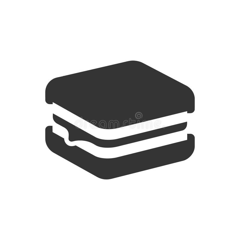 BLT Sandwich Icon stock vector. Illustration of sign - 296705657