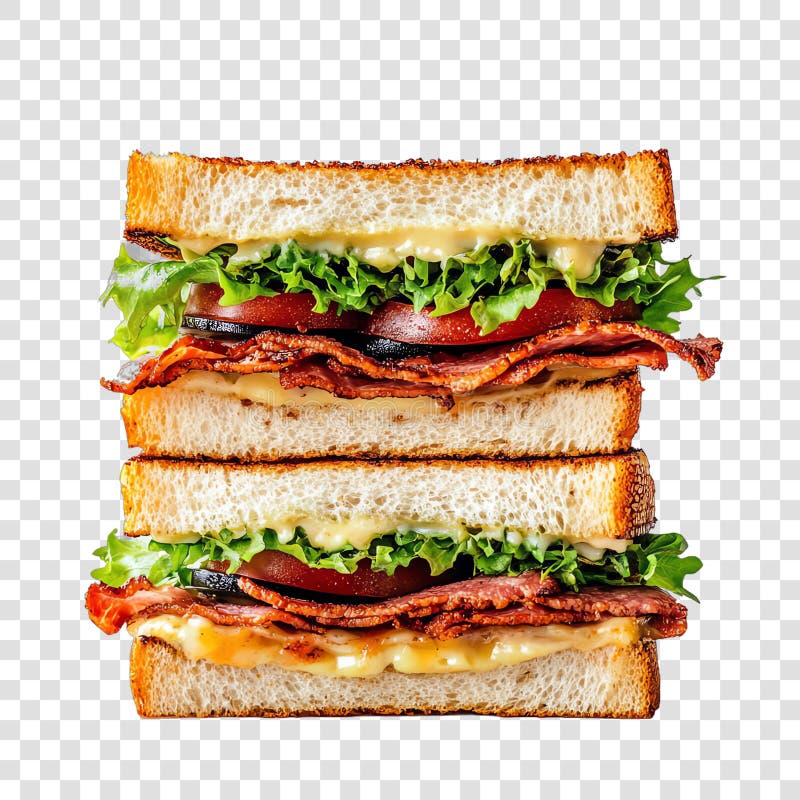 BLT Sandwich stock image. Illustration of diet, tomato - 341463739