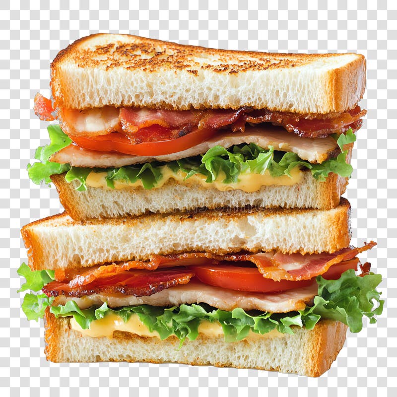 BLT Sandwich stock photo. Illustration of isolated, meat - 341463742