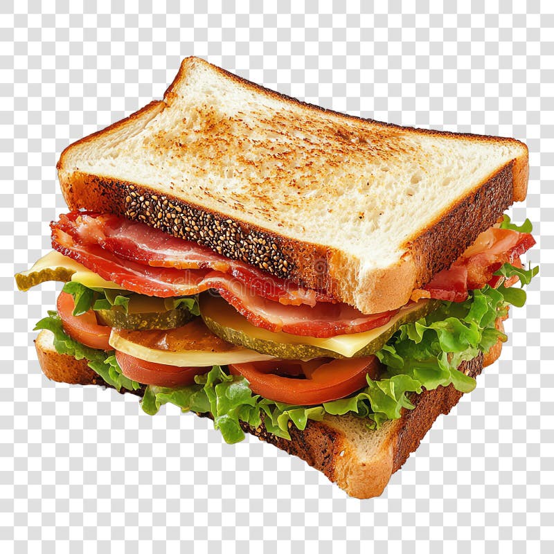 BLT Sandwich stock image. Illustration of meal, snack - 341510983