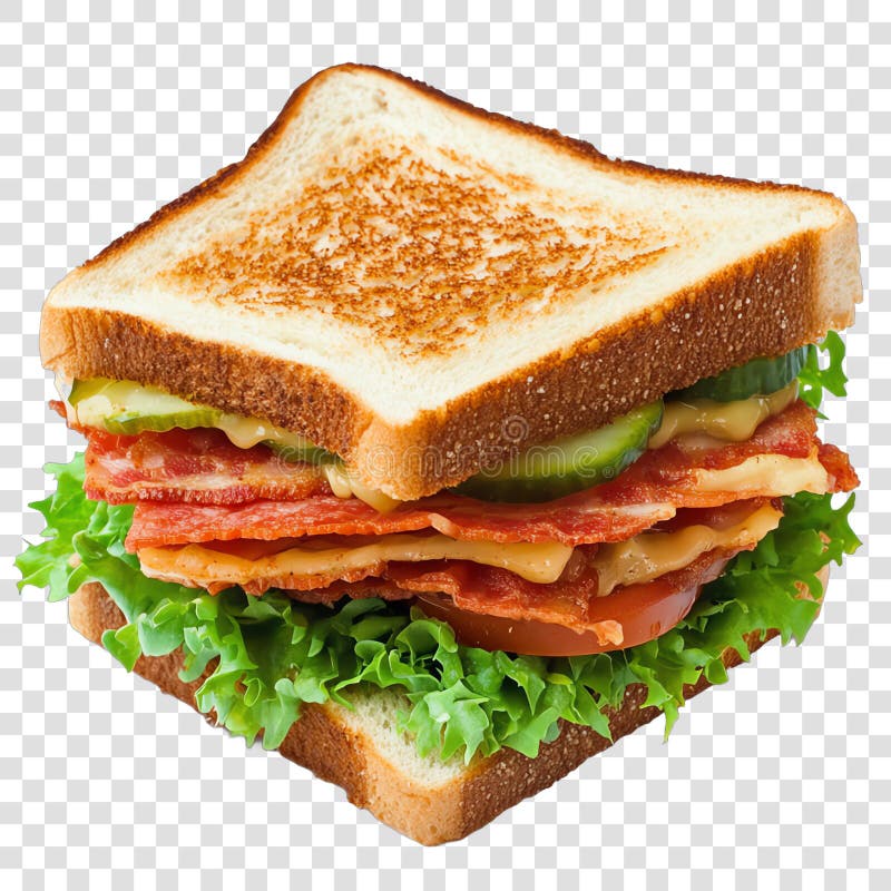 BLT Sandwich stock image. Illustration of toast, meat - 341511073