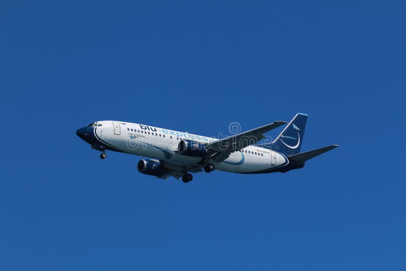 Blu express EI CUN editorial image. Image of tourism - 44890070