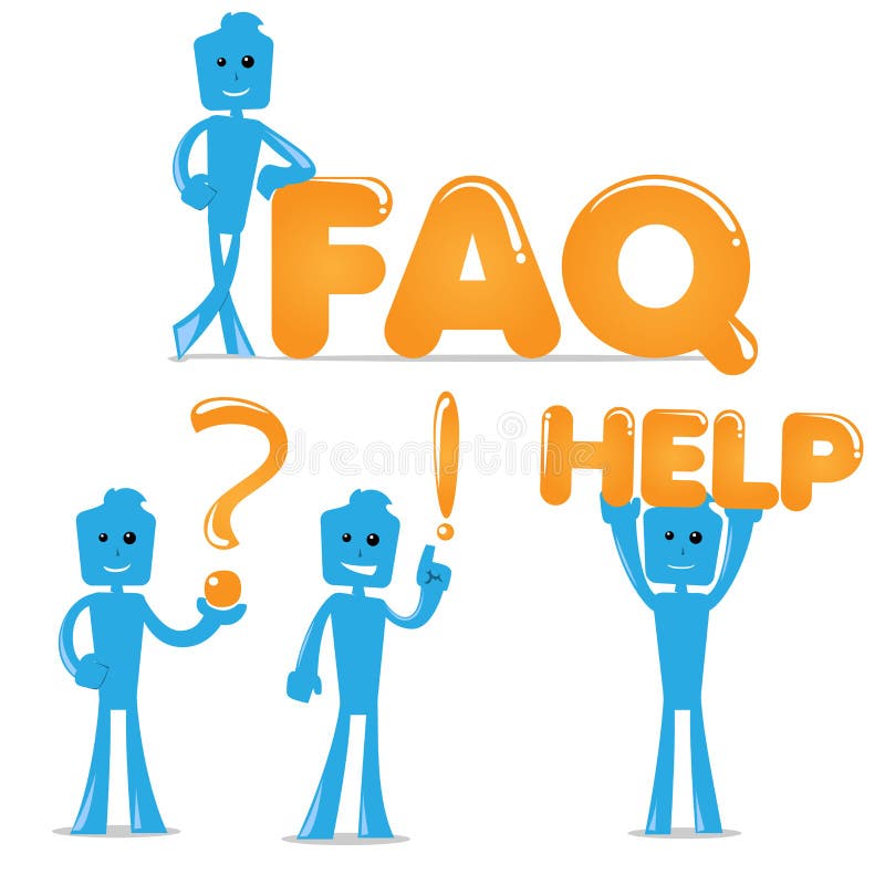 Blu Fun help stock vector. Illustration of creative, awesome - 23459333