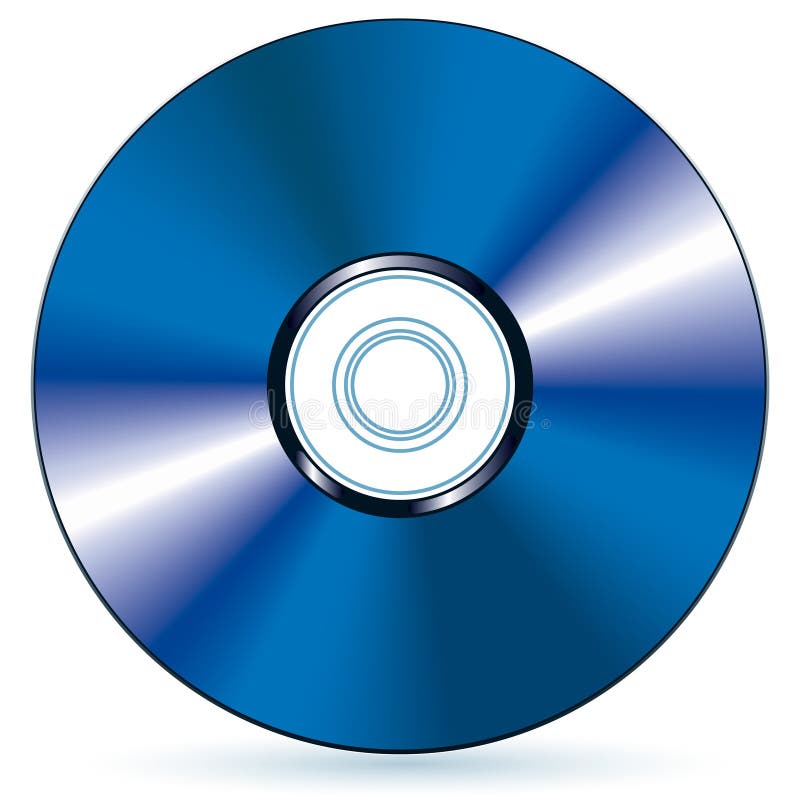 Blu-ray disc stock vector. Illustration of circle, movie - 14204666