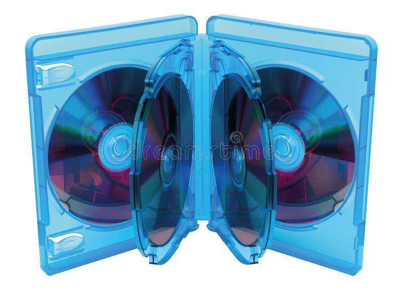 Blu Ray disc box stock vector. Illustration of data, case - 29466579