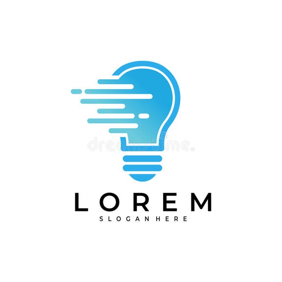 Blub Idea Logo Vector Design Template Stock Vector - Illustration of ...