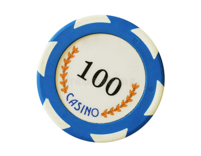 Blue 100 Dollars Casino Chip Stock Photo - Image of casino, cash: 3102420