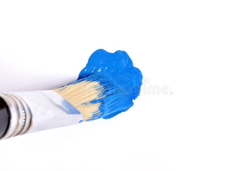 Acrylic Painting - Blue stock photo. Image of creative - 19434268