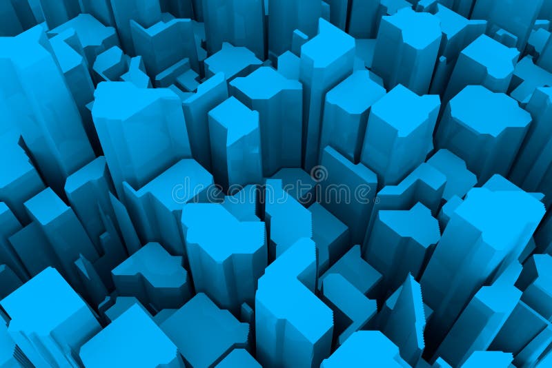 Blue 3d pattern stock illustration. Illustration of rendering - 16084404