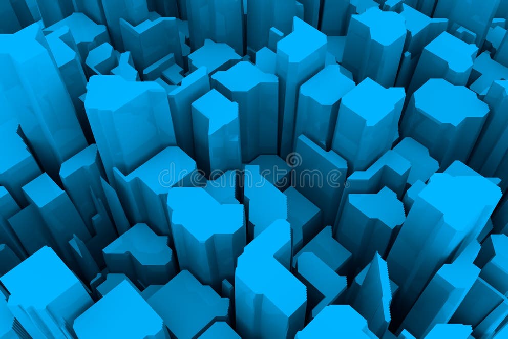 Blue 3d pattern stock illustration. Illustration of rendering - 16084404