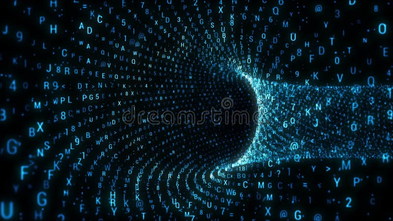 Blue ABC Abstract Torus Background Stock Video - Video of business ...