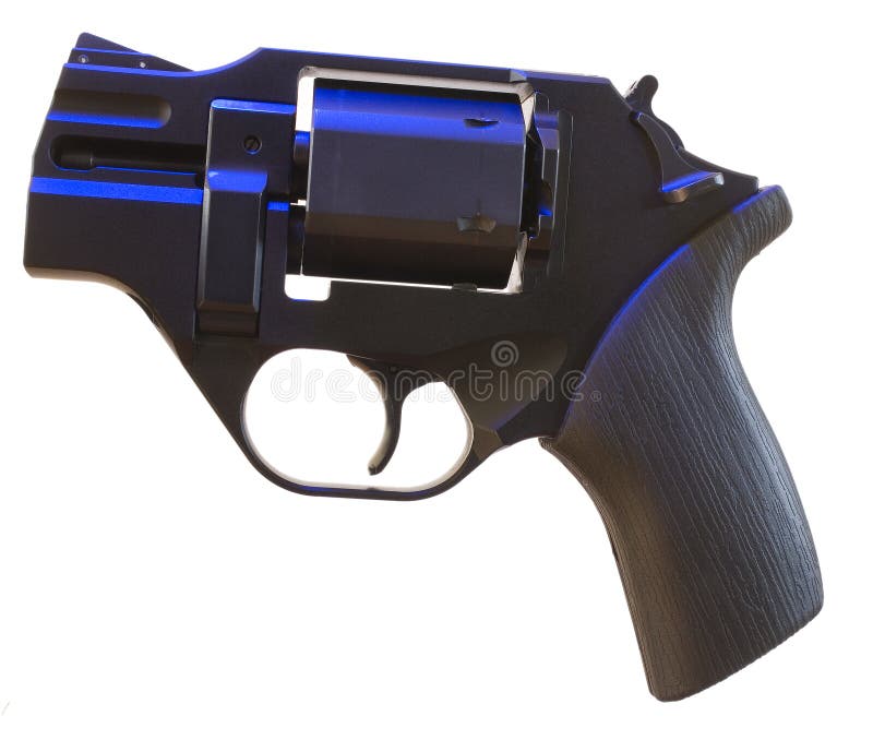 Blue from above stock photo. Image of white, revolver - 18790216
