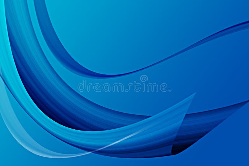 Blue Wave Abstract Background Stock Illustration - Illustration of ...