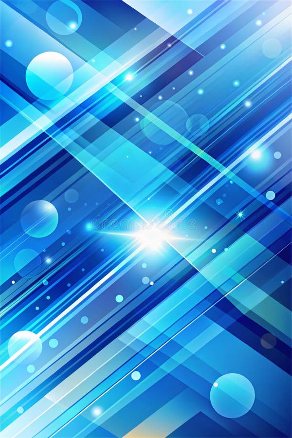 Blue Abstract Art Background Stock Illustration - Illustration of color ...