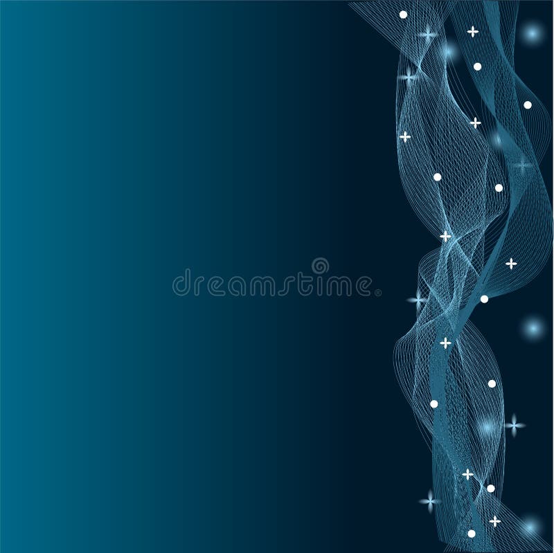 Blue abstract background stock illustration. Illustration of blue ...