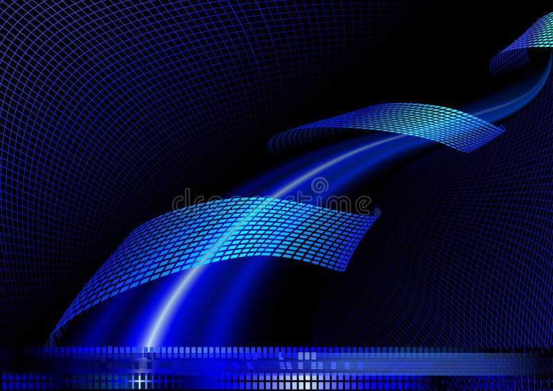 Blue Communication Background. Stock Vector - Illustration of ...