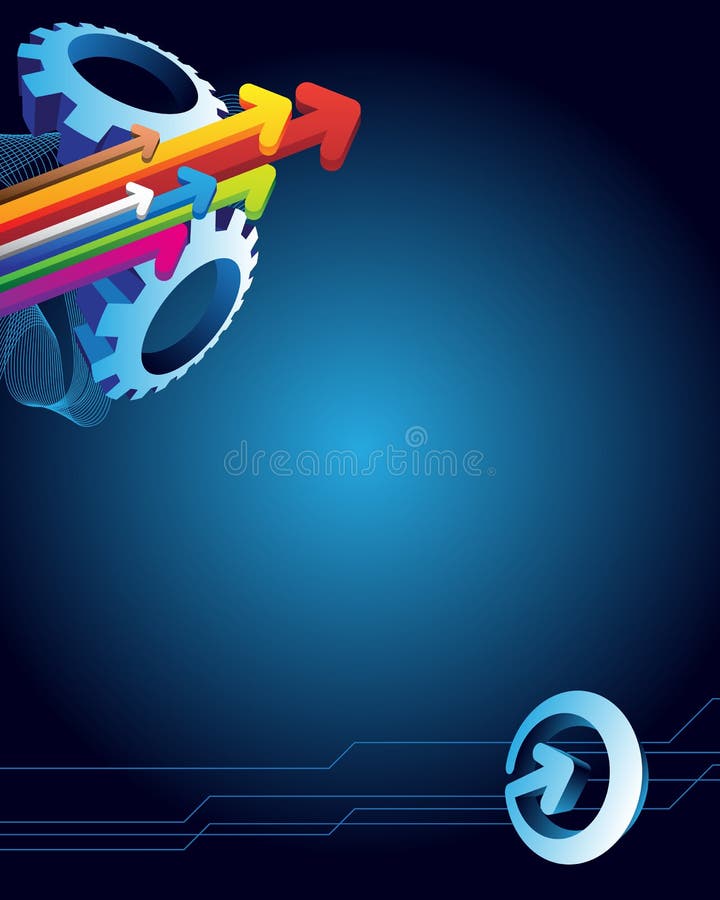 Blue abstract background stock vector. Illustration of financial - 9975662