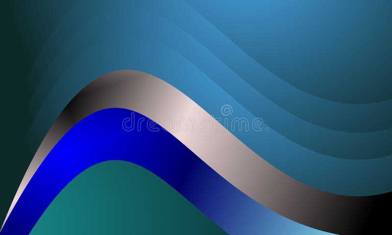 Blue Abstract Background. stock vector. Illustration of curved - 188229952