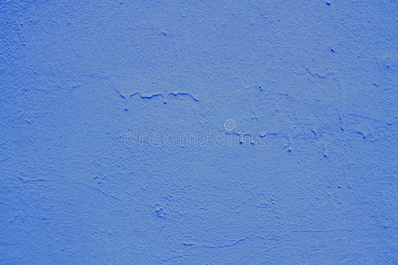 Beautiful Blue Textured Plaster on the Wall. Stock Photo - Image of ...