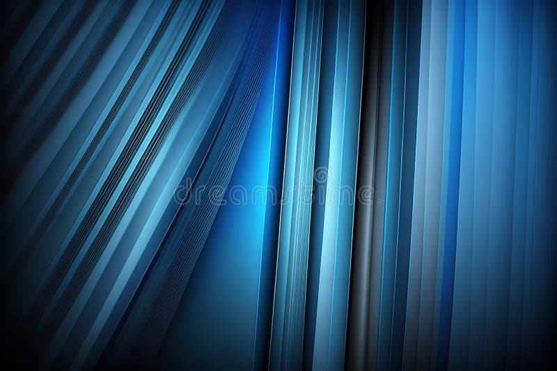 Blue Abstract Background with Diagonal Stripes. Vector Illustration ...