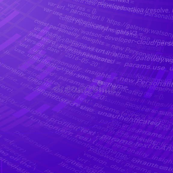 Yellow Program Code Charts Background Stock Illustration - Illustration ...