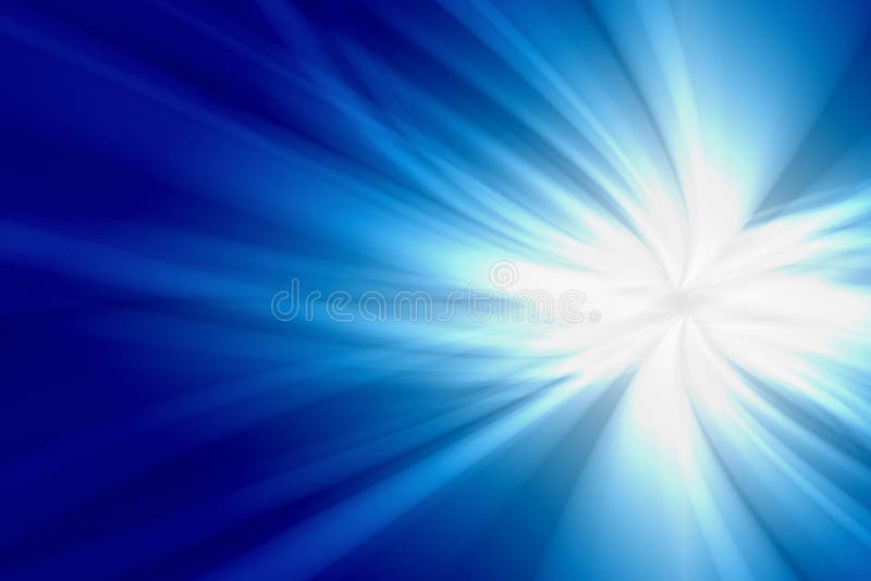 Blue Abstract Background, Flow Light Stock Illustration - Illustration ...
