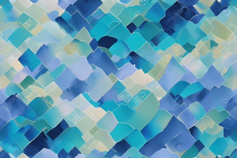 Blue Abstract Background, Generative AI Stock Image - Image of bright ...