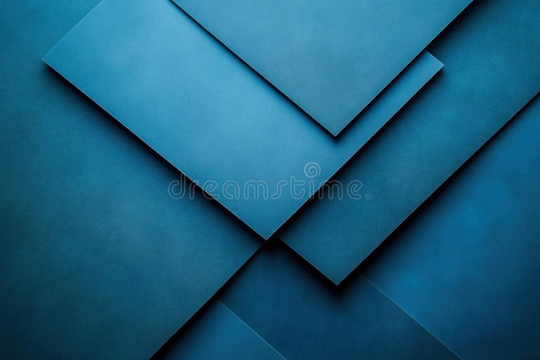 Blue Abstract Background with Geometric Layered Pattern Stock Photo ...