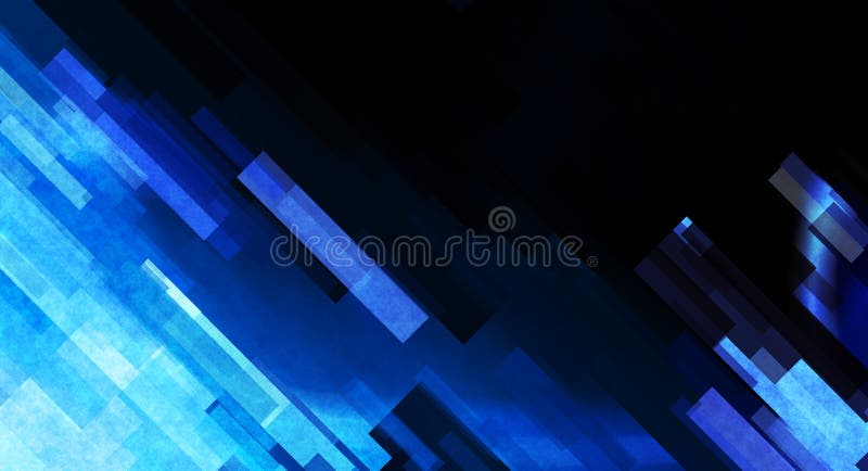 Blue Digital Technology Abstract Background Stock Illustration ...