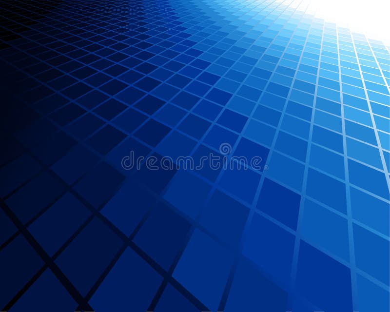 Blue Tile Lie Perspective Background Stock Vector - Illustration of ...