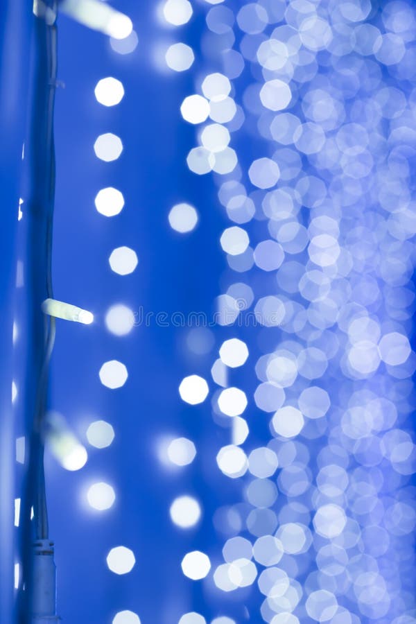 Blue Abstract Background . Led Lights with Bokeh Background Stock Image ...
