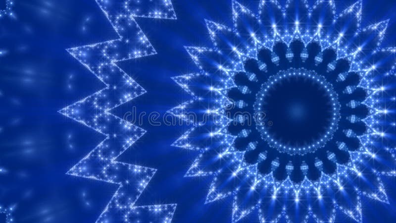 Blue Abstract Background, Loop Stock Footage - Video of kaleidoscope ...