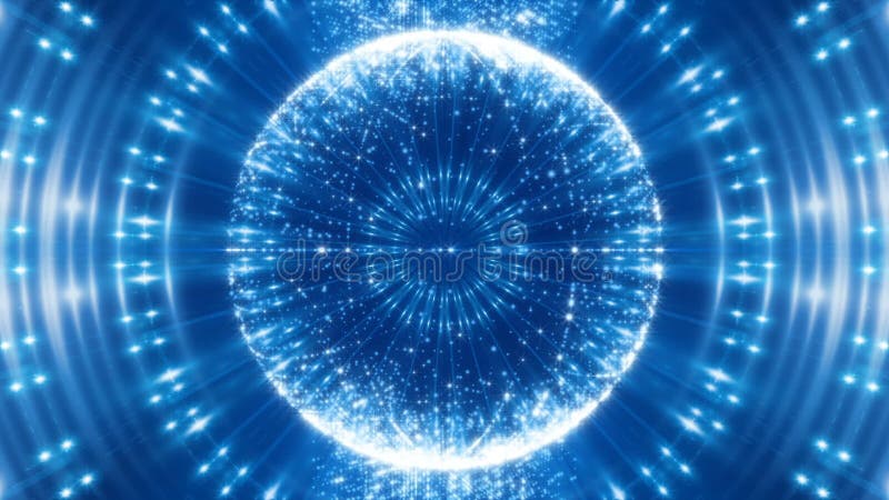 Blue Abstract Background, Loop Stock Video - Video of energy, animation ...