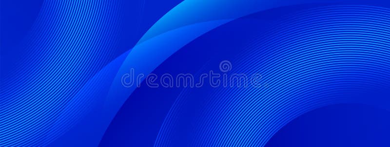 Blue Abstract Background. Modern Blue Gradient Circle Lines Pattern ...