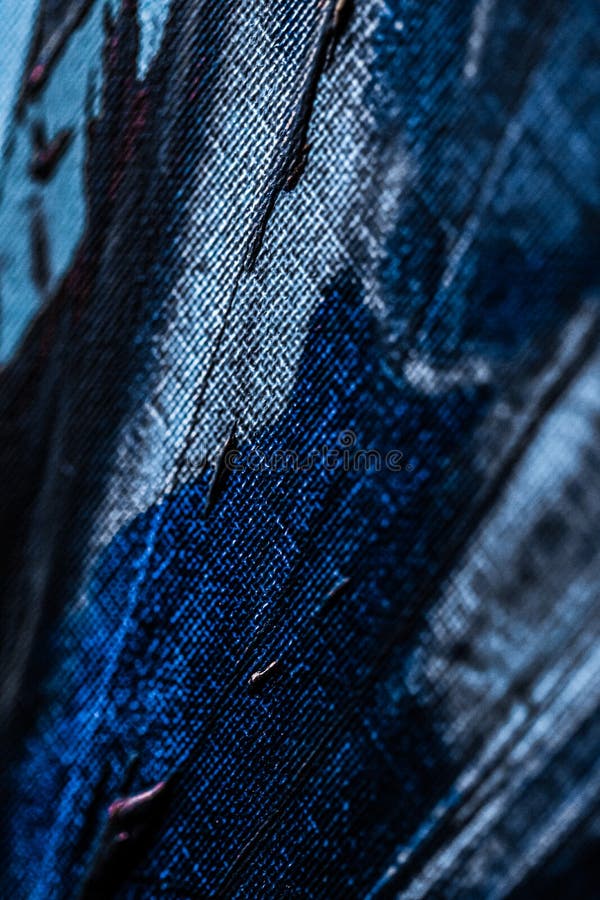 Blue Abstract Background, Painting and Art Stock Photo - Image of ...
