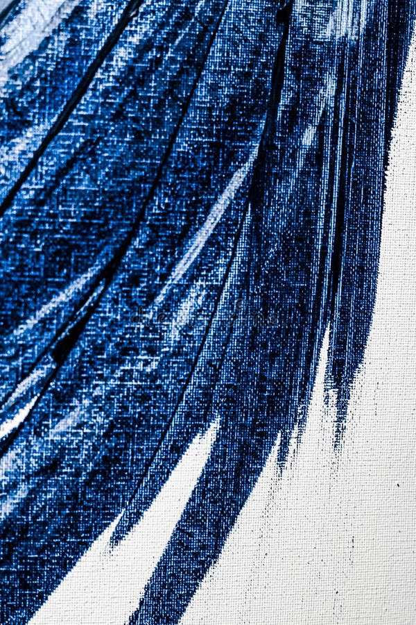 Blue Abstract Background, Painting And Art Stock Illustration ...