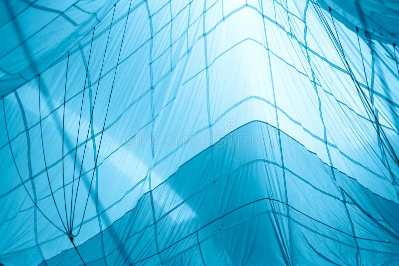 Blue Abstract Background, Parashute, Bend Lines.Concept for Computer ...