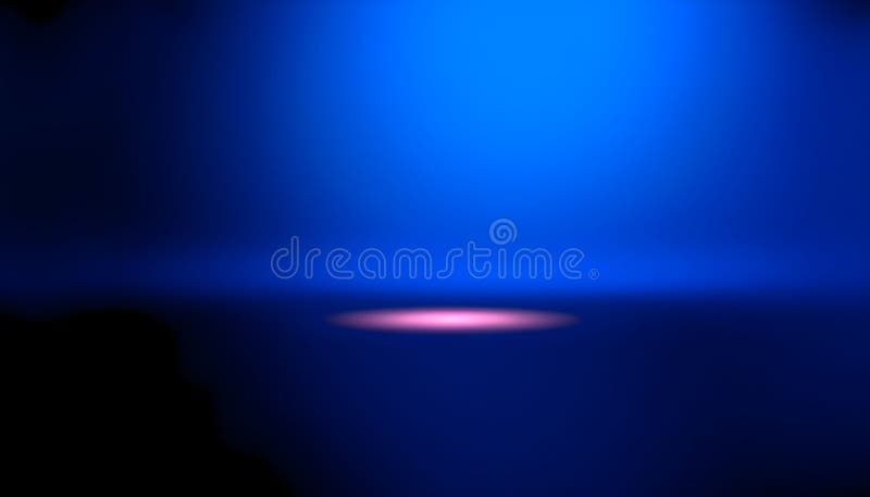 Abstract Blue Background with Pink Light in the Center Stock ...