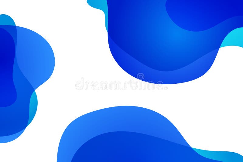 Blue Abstract Background with Place for Text. Composition of Smooth ...