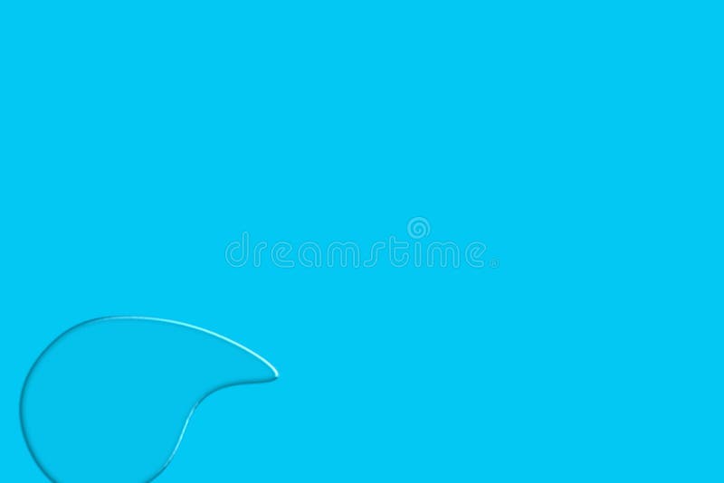Blue Abstract Background, Single Water Drop Stock Illustration ...