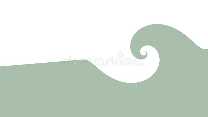 Wave Sunset Abstract White Backgrounds Templates Stock Illustration ...