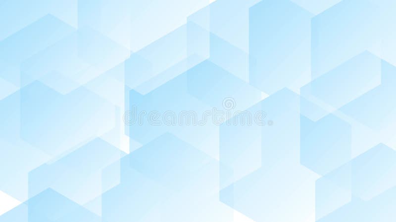 Blue Abstract Background with Translucent Hexagons Stock Video - Video ...