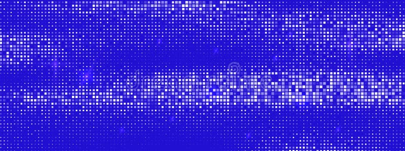 Blue Abstract Background with Transparent Squares Forming a Pixel Grid ...