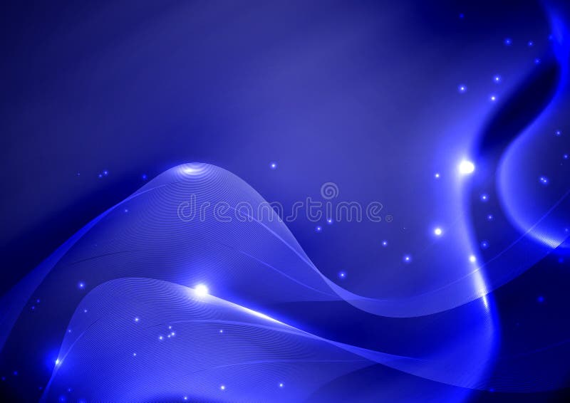 Abstract blue comet stock vector. Illustration of comet - 10847902